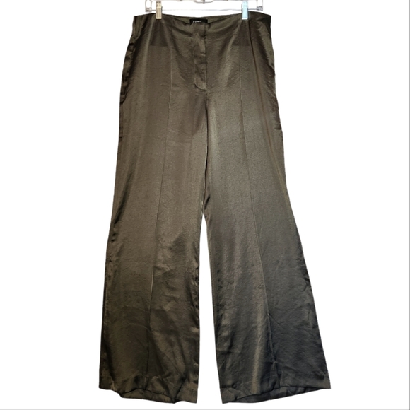 Express | Pants & Jumpsuits | Nwt Express Wide Leg High Rise Olive ...